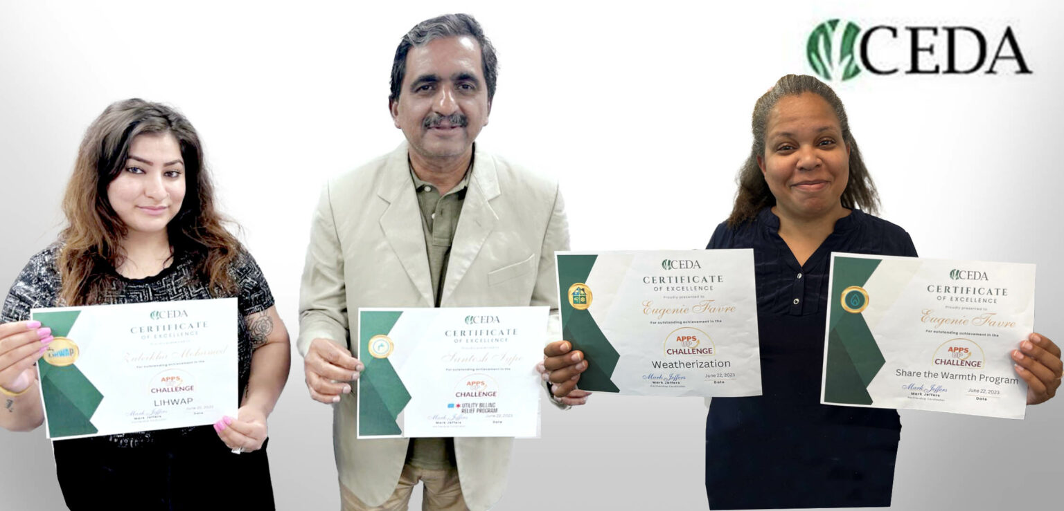 CEDA awarded MAFS Staff a certificate of excellence – Metropolitan Asian Family Services, Inc.